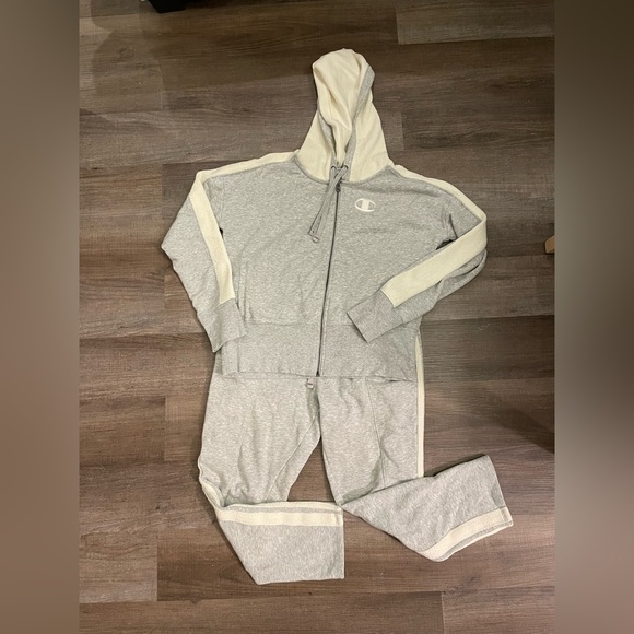 Champion | Tops | Champion Heritage Herringbone Sweats Set | Poshmark